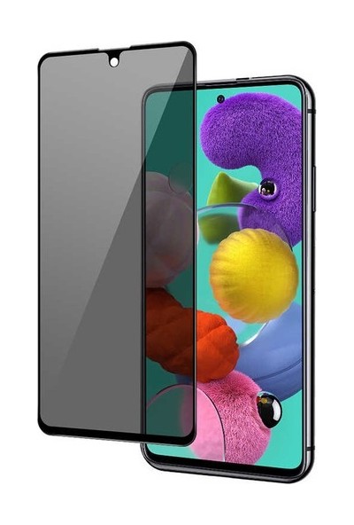 Arazon Arazon Samsung A51PRIVACY Hayalet Temperli Cam Ekran Koruyucu