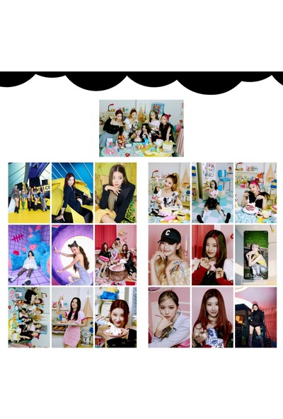 Kpop Dünyası Itzy '' Crazy In Love '' Fotokart Seti 2
