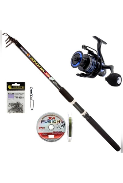 Remixon New Energy 6000 Blue Makina - Remixon Apache 400 cm Kamış Olta Seti Remixon New Energy 6000 Blue Makina - Remixon Apache 400 cm Kamış Olta Seti