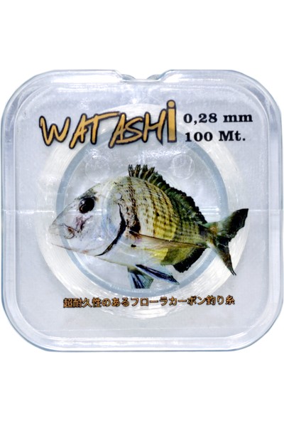 Watashi Misina Watashi Materıal From Japan Fluorocarbon Coated 0.28 mm Watashi Misina Watashi Materıal From Japan Fluorocarbon Coated 0.28 mm
