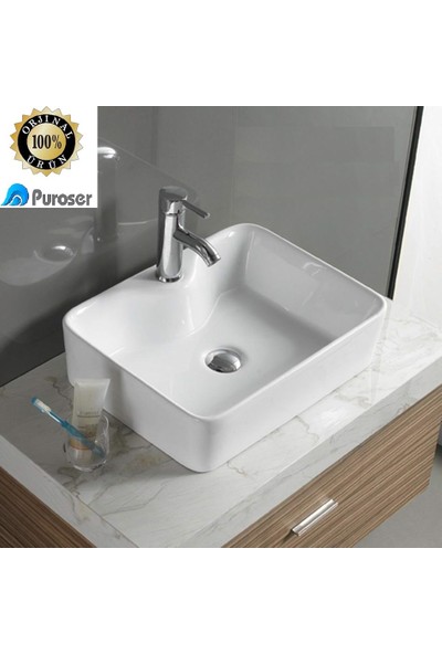Puroser Finike Tezgah Üstü Çanak Lavabo Puroser Finike Tezgah Üstü Çanak Lavabo