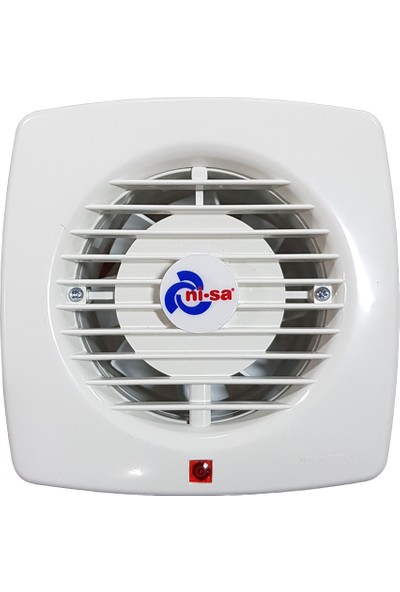 Nisa Ebt 100 Dekoratif Plastik Banyo&tuvalet Aspiratörü Banyo Fanı 100MM 10CM