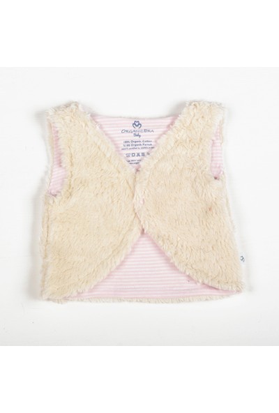 Organicera Peluş Bolero,ekru