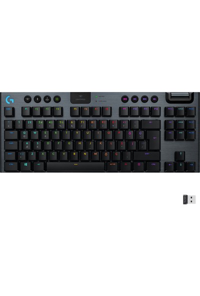 Logitech G G915 Tkl Lightspeed RGB İngilizce Q Kablosuz Oyuncu Klavyesi - Siyah Logitech G G915 Tkl Lightspeed RGB İngilizce Q Kablosuz Oyuncu Klavyesi - Siyah