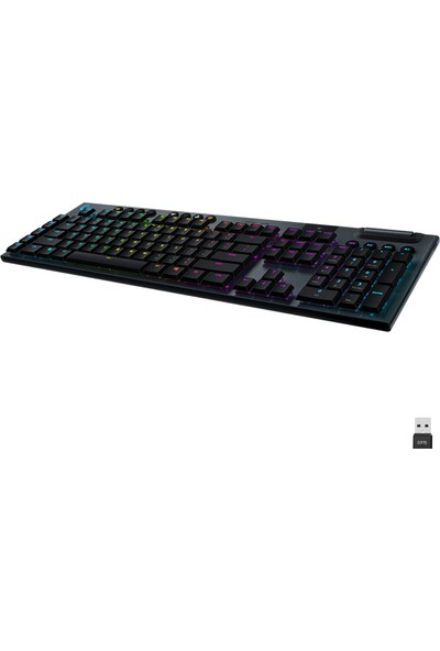 Logitech G G915 Lightspeed RGB Tam Boyutlu İngilizce Q Kablosuz Oyuncu Klavyesi - Siyah Logitech G G915 Lightspeed RGB Tam Boyutlu İngilizce Q Kablosuz Oyuncu Klavyesi - Siyah