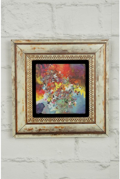 Mini Hediye Eskitme Ahşap Çerçeveli Kelebek Yağlı Boya Tablo Baskılı Çerçeveli Mini Hediye Eskitme Ahşap Çerçeveli Kelebek Yağlı Boya Tablo Baskılı Çerçeveli