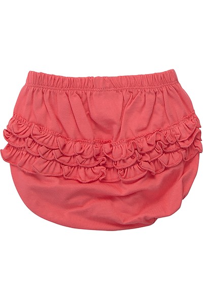 Organicera Fırfırlı Külot,mercan