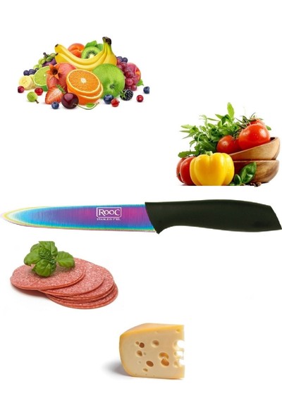 Çağla Homes Titanyum Çok Amaçlı Bıçak Serisi 22cm