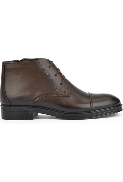 Ziya, Erkek Deri Bot 113415 505161 Kahve