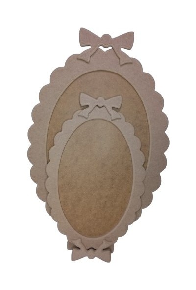 Mats Ahşap 2'li Fiyonklu Tepsi Mats Ahşap 2'li Fiyonklu Tepsi