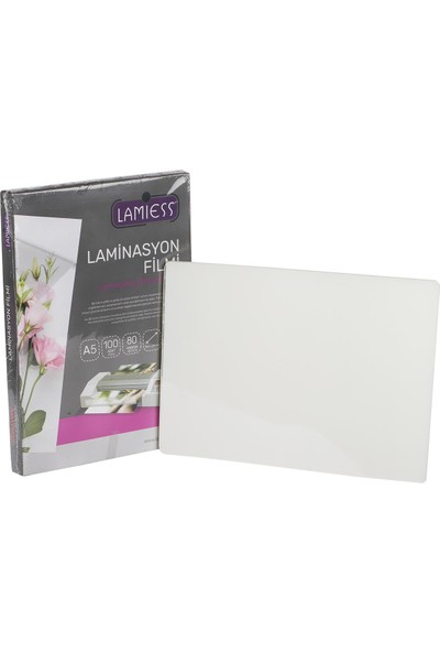 Lamiess A-5 154 x 216 mm 80 Mıc.mat Polyester Laminasyon Filmi 100'LÜ Lamiess A-5 154 x 216 mm 80 Mıc.mat Polyester Laminasyon Filmi 100'LÜ