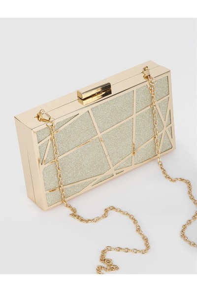 İLVİ Patna Kadın Portföy Çanta Altın