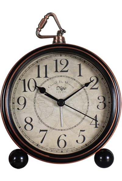 Yatak Odası Için 5 Inç Retro Tek Bell Loud Çalar Saat