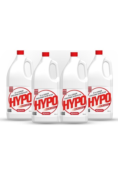 Hypo Çamaşır Suyu 2,5 Lt 4'lü
