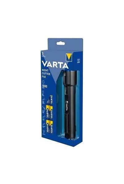 Varta 18902 Night Cutter F40 Cree LED 1000 Lümen Fener 6 Aa Varta 18902 Night Cutter F40 Cree LED 1000 Lümen Fener 6 Aa