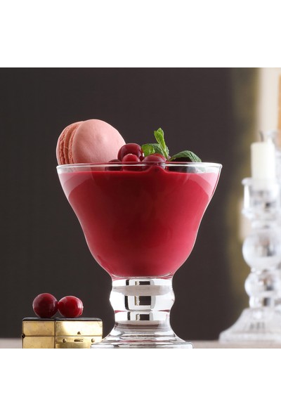 Lav Orion Ayaklı 6'lı Cam Dondurmalık Kase Lav Orion Ayaklı 6'lı Cam Dondurmalık Kase