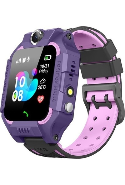 BabySmart Akıllı Çocuk Takip Saati Sim Kartlı Arama, Kameralı, Gizli Dinleme Özellikli Q19 - Mor BabySmart Akıllı Çocuk Takip Saati Sim Kartlı Arama, Kameralı, Gizli Dinleme Özellikli Q19 - Mor