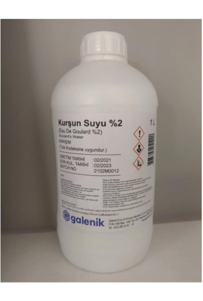 Galenik Kurşun Suyu