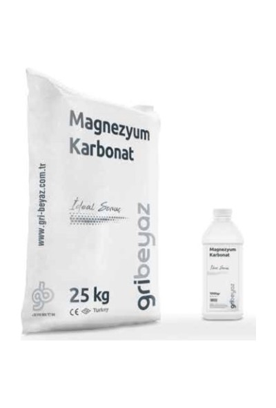 Gri Beyaz Magnezyum Karbonat 1 kg