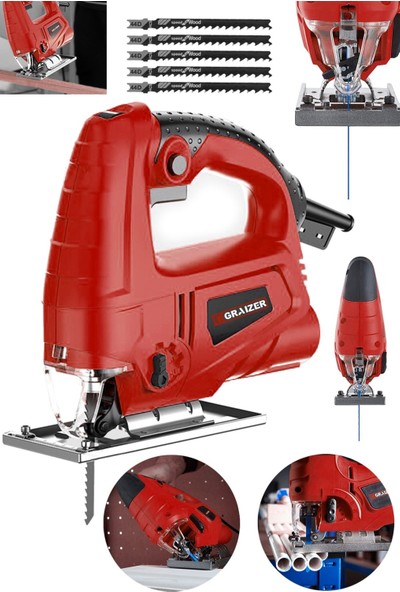 Graizer Alman 4000 W Sjs Metal Şanzuman 6 Kademe Devirli Bakır Sargili Dekupaj Testere Makinesi Grz-Yenı-Kutulu-Dekupaj-5-Uc-Kırmızı Graizer Alman 4000 W Sjs Metal Şanzuman 6 Kademe Devirli Bakır Sargili Dekupaj Testere Makinesi Grz-Yenı-Kutulu-Dekupaj-5-Uc-Kırmızı