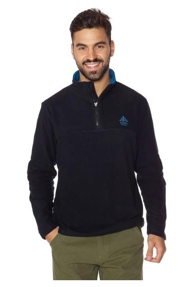 Berg Kluane Yarım Fermuar Erkek Polar-Siyah Berg Kluane Yarım Fermuar Erkek Polar-Siyah