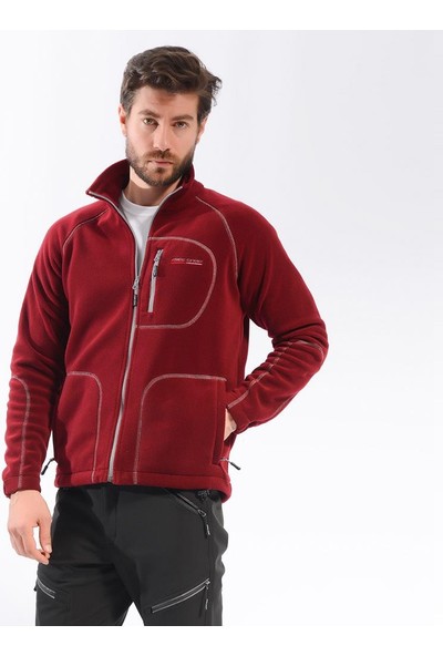Freecamp Man Full Zipper Fleece-Bordo