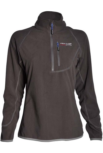 Freecamp Kadın Yarım Fermuar Polar-Antrasit Freecamp Kadın Yarım Fermuar Polar-Antrasit