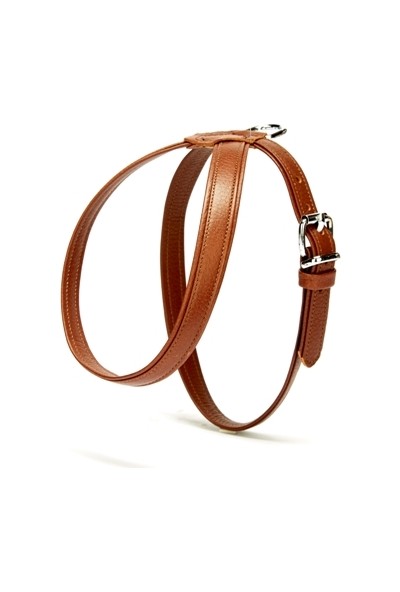 Doggie Flotter El Yapımı Deri Köpek Göğüs Tasması 35 cm x 45 cm Kahverengi