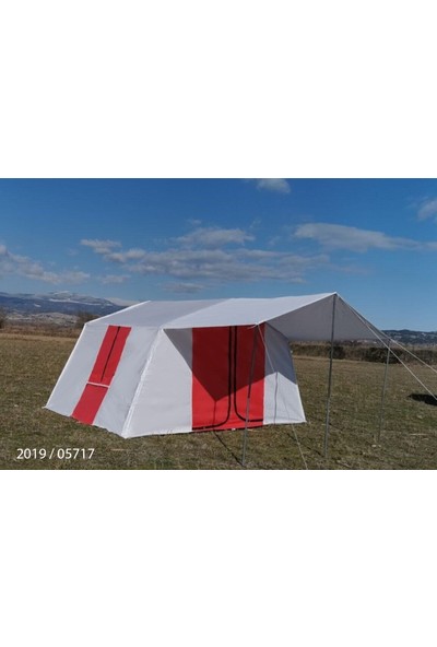 Tunç 2 Odalı Kamp Çadırı Kırmızı