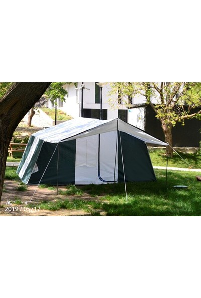 Tunç 2 Oda 1 Salon Kamp Çadırı Yeşil