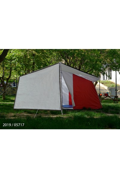 Tunç 2 Oda 1 Salon + Mutfaklı Kamp Çadırı Kırmızı Tunç 2 Oda 1 Salon + Mutfaklı Kamp Çadırı Kırmızı