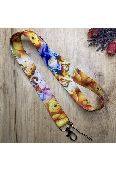 İnvitro Medikal Winnie The Pooh Desenli Yaka Kartı - Boyun Askı Ipi