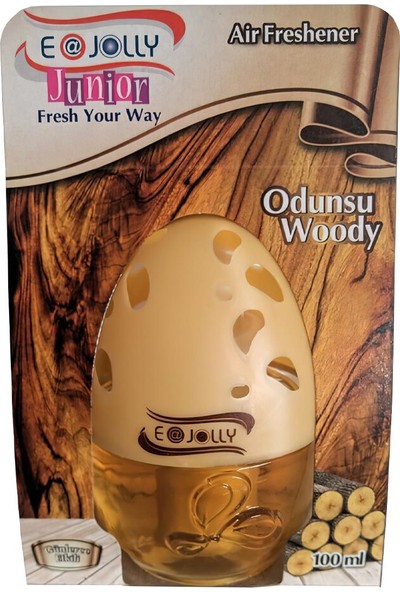 E-Jolly Oto Kokusu Odunsu Aromalı Kavanoz Cam Şişe 100 ml E-Jolly Oto Kokusu Odunsu Aromalı Kavanoz Cam Şişe 100 ml