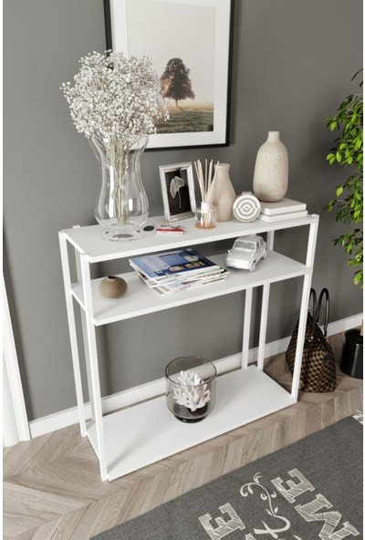 Gardenya Home Beyaz 3 Katlı Modern Dekoratif Ahşap Mdf Dresuar Çiçeklik Çok Amaçlı Raf Gardenya Home Beyaz 3 Katlı Modern Dekoratif Ahşap Mdf Dresuar Çiçeklik Çok Amaçlı Raf