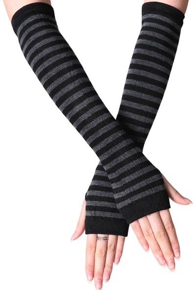Palyshery Kadın Çizgili Parmaksız Eldiven (Yurt Dışından) Palyshery Kadın Çizgili Parmaksız Eldiven (Yurt Dışından)