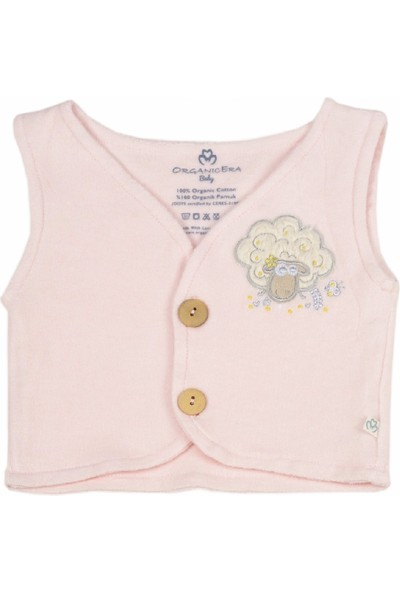 Organicera Organik Sharpa Yelek, Pembe