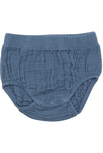 Organicera Organik Müslin Bebek Şort,ındıgo