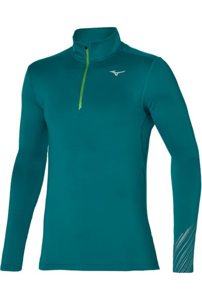 Warmalite Erkek Yarım Fermuarlı Sweatshirt Yeşil