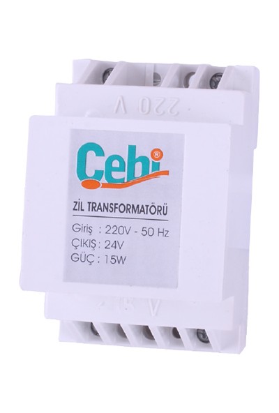 Çebi 15V Raylı Zil Trafosu 600-07