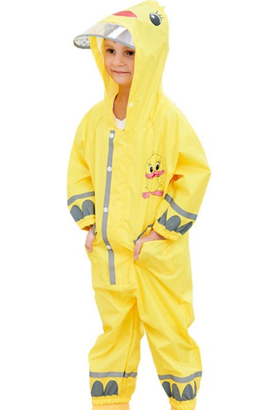 Yunanming Su Geçirmez Tek Parça Çocuk Yağmurluk (Yurt Dışından)