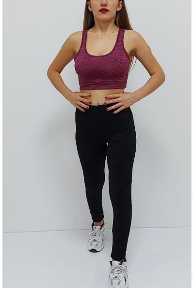 Trdeikons Desenli Tayt Siyah