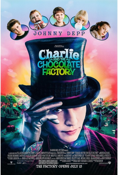 Aktüel Charlie And The Chocolate Factory (2005) 35 cm x 50 cm Afiş – Poster Unertelsa Aktüel Charlie And The Chocolate Factory (2005) 35 cm x 50 cm Afiş – Poster Unertelsa