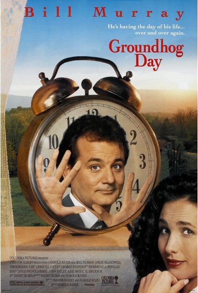 Aktüel Groundhog Day (1993) 35 cm x 50 cm Afiş – Poster Bıgfatlıa