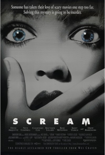 Aktüel Scream (1996) 35 cm x 50 cm Afiş – Poster Farmutgab Aktüel Scream (1996) 35 cm x 50 cm Afiş – Poster Farmutgab