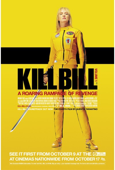 Aktüel Kill Bill Vol. 1 (2003) 35 cm x 50 cm Afiş – Poster Kentuckys Aktüel Kill Bill Vol. 1 (2003) 35 cm x 50 cm Afiş – Poster Kentuckys