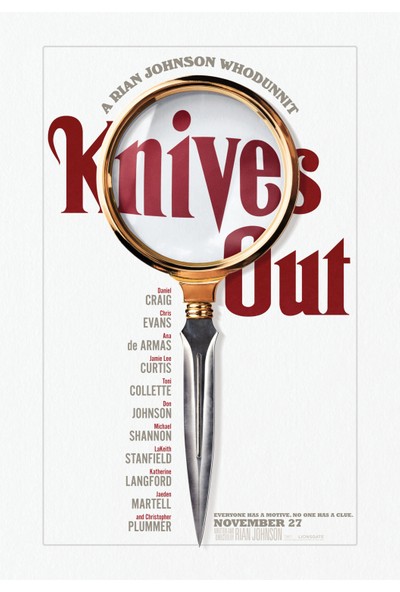 Aktüel Knives Out (2019) 35 cm x 50 cm Afiş – Poster Tzameters Aktüel Knives Out (2019) 35 cm x 50 cm Afiş – Poster Tzameters