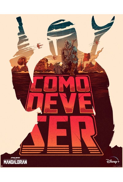 Aktüel The Mandalorian (Tv) 35 cm x 50 cm Afiş – Poster Pwytrdork