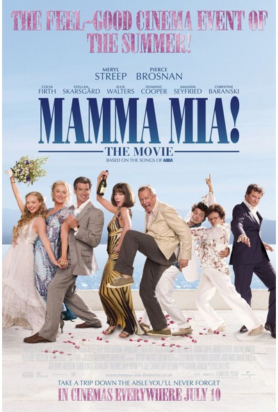 Aktüel Mamma Mia! (2008) 35 cm x 50 cm Afiş – Poster Pwytrdork
