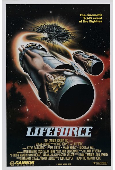 Aktüel Lifeforce (1985) 35 cm x 50 cm Afiş – Poster Multyplay