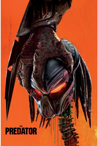Aktüel The Predator (2018) 35 cm x 50 cm Afiş – Poster Zengezaba
